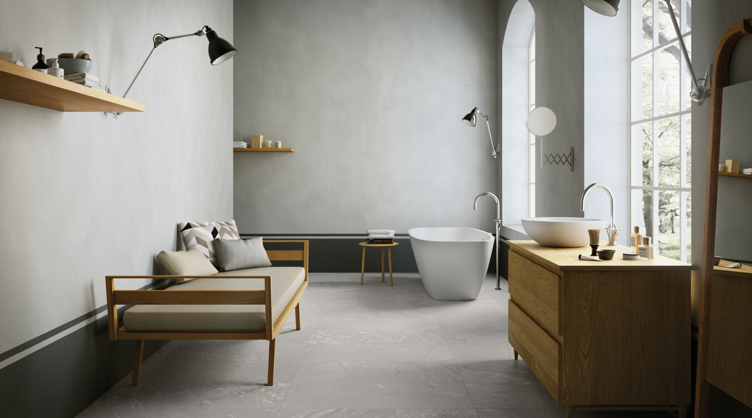 Inner: effetto quarzite | Ceramiche Caesar